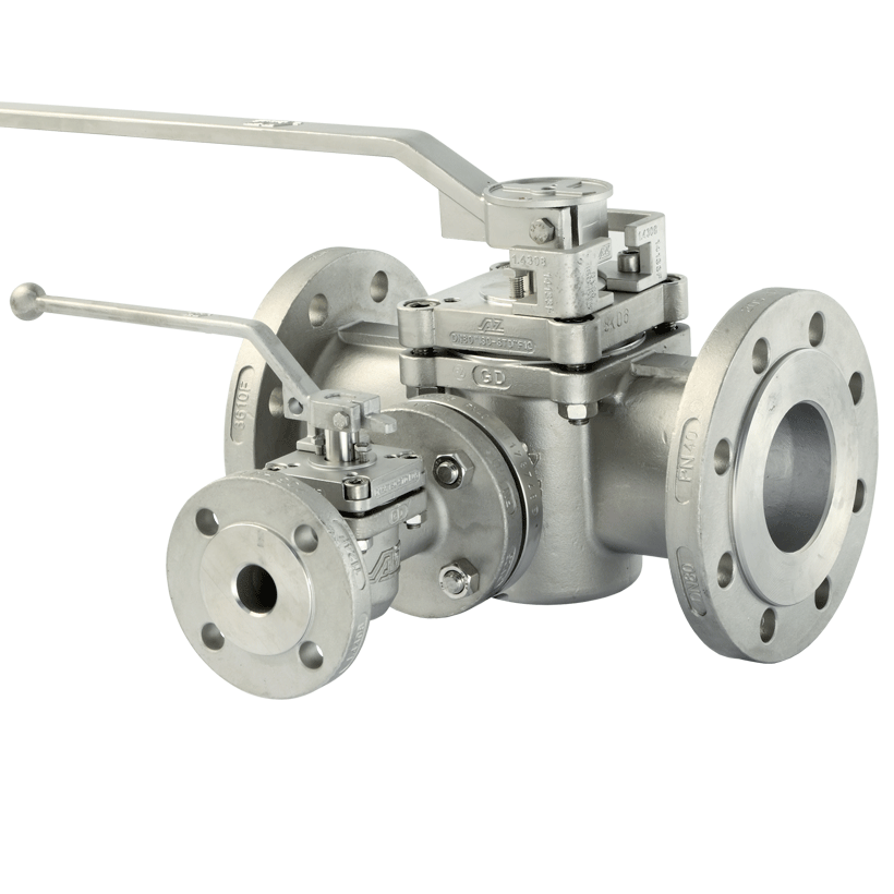 Válvula macho com bucha de PTFE – AZ Armaturen