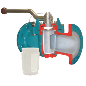 Válvulas macho revestidas em Teflon – AZ Armaturen